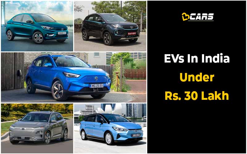 5 EVs Sold In India Under Rs. 30 Lakh