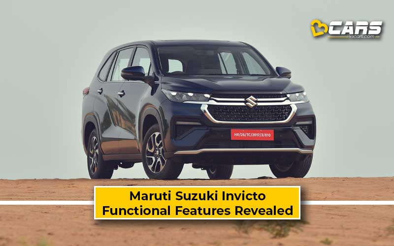 Maruti Suzuki Invicto Functional Comparison - Variant-wise Features