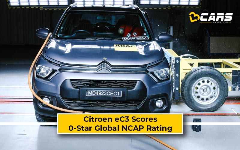Citroen eC3 Scores 0-Star Global NCAP Safety Rating