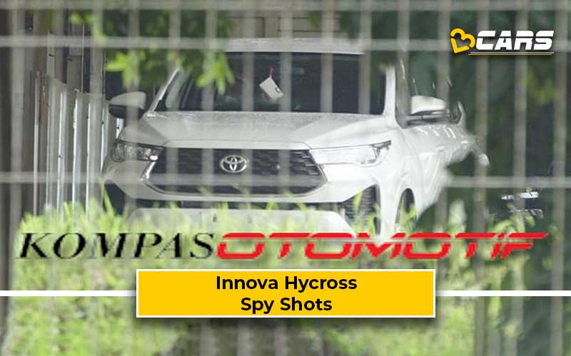 Toyota Innova Hycross Front, Side Profile Spied