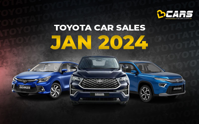 January 2024 Toyota Car Sales Analysis - YoY, MoM Change, 6-Month Trend
