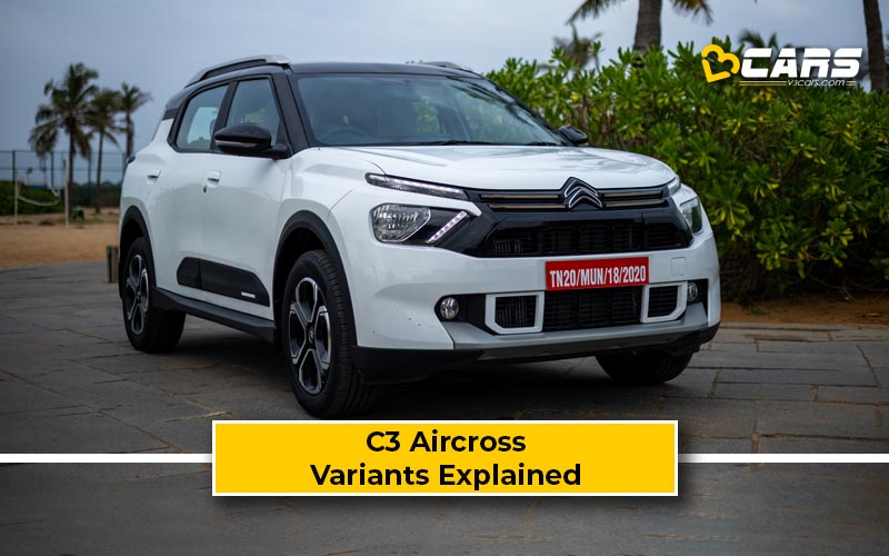Citroen C3 Aircross Variants Explained - 2023 Best Buy Petrol Variant