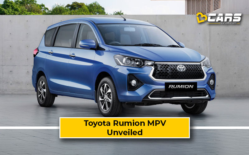 Toyota Rumion MPV Unveiled — Launch Soon