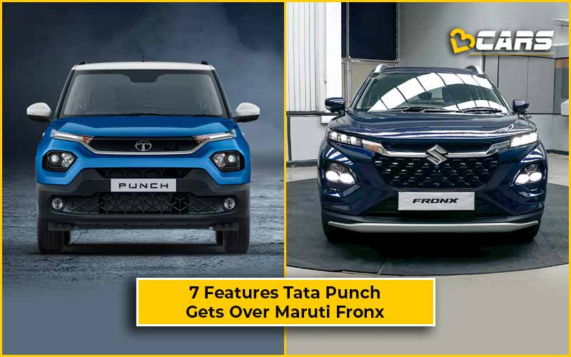 7 Features Tata Punch Gets Over Maruti Suzuki Fronx