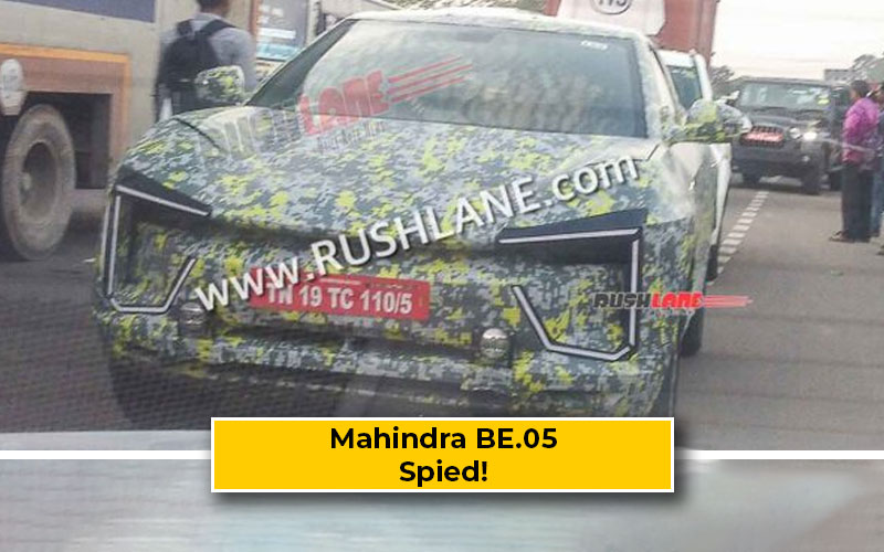 Mahindra BE.05 Electric SUV Spied