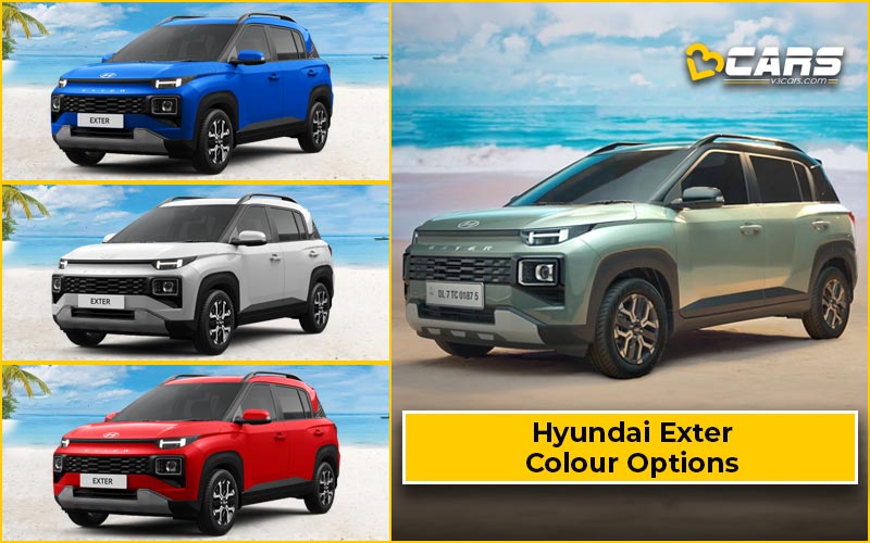Hyundai Exter – All Exterior Colour Options (Variant-wise) Hyundai Exter – All Exterior Colour Options (Variant-wise)