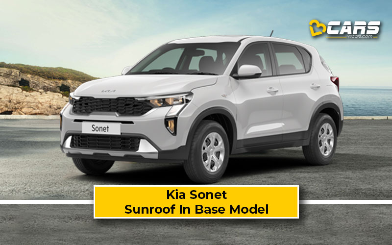Kia Sonet Base Model Gets Sunroof - NOT April Fool’s Joke