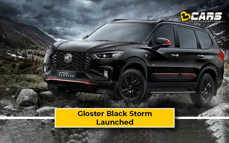 MG Gloster Black Storm Launched At Rs. 40.30 Lakh