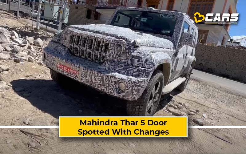 2024 Mahindra Thar 5 Door Spied – New Details Emerge