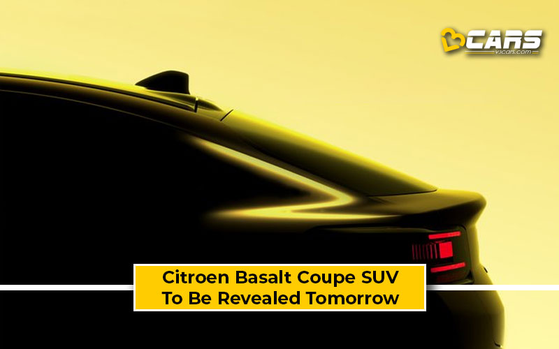 Citroen Basalt Cision Coupe SUV Teased Ahead Of Debut On March 27