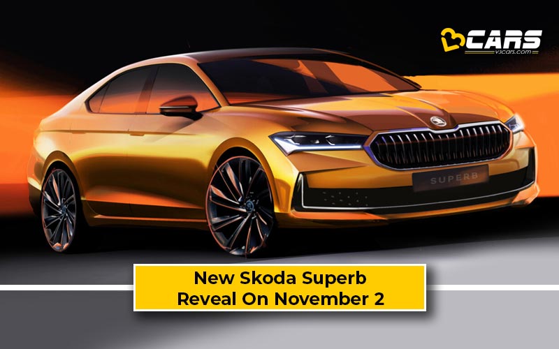 Skoda Superb Sketches Revealed Ahead Of November 2 Unveil