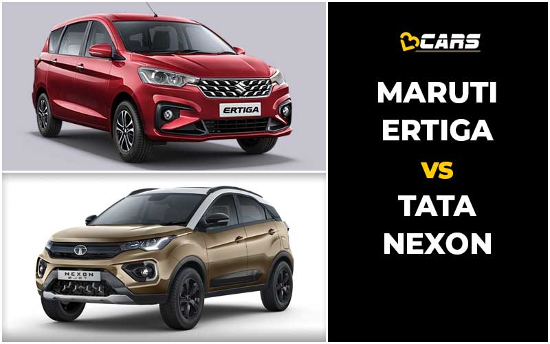 Ertiga Vs Nexon Comparison | Prices, Specs, Dimensions