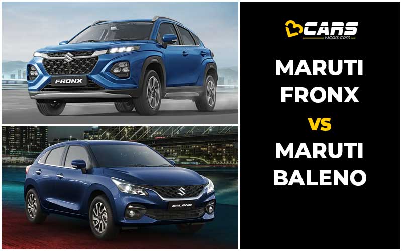 Fronx Vs Baleno Comparison | Prices, Specs & Dimensions