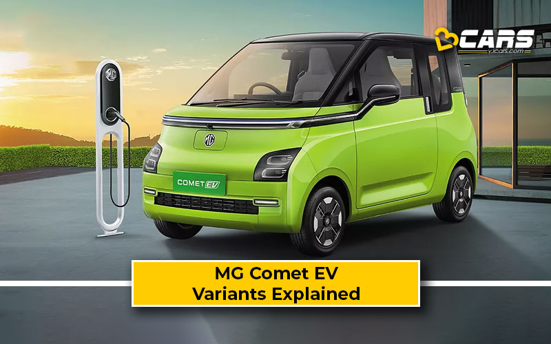 MG Comet EV Variants Explained - Buy Best Variant