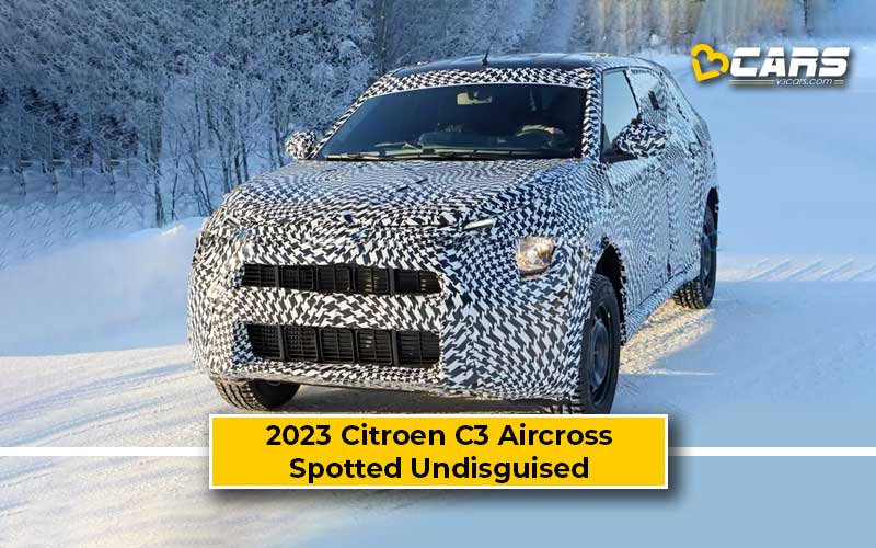 2023 Citroen C3 Aircross Spied Undisguised Ahead Of Launch