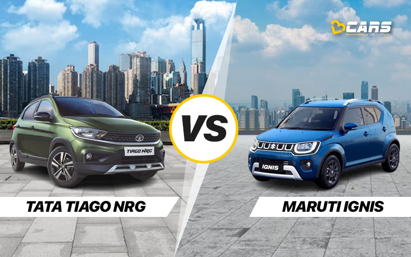 Tiago NRG Vs Ignis Comparison | Prices, Specs, Dimensions & Features
