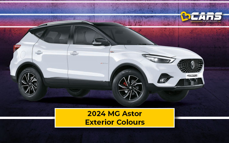 2024 MG Astor – All Exterior Colour Options (Variant-Wise)