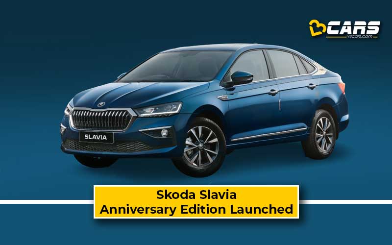 Skoda Slavia Anniversary Edition Launched With Exclusive Blue Colour