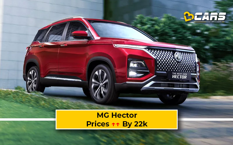 #FirstSpot – MG Hector Prices Hiked By Rs. 22,000