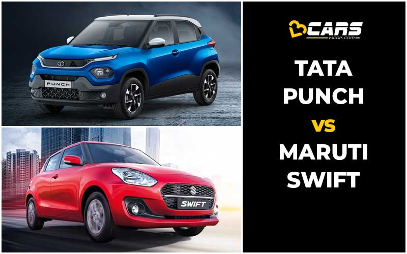 Punch Vs Swift Comparison | Prices, Specs, Dimensions Comparison