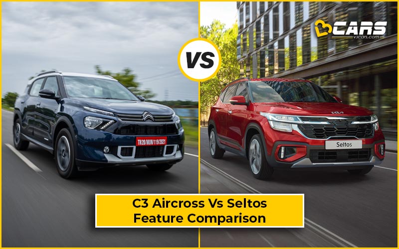 Citroen C3 Aircross Vs Seltos (Kia) - Top Model Feature Comparison
