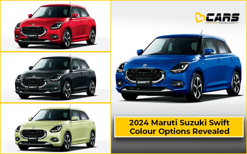 New Maruti Suzuki Swift 2024 Colour Options