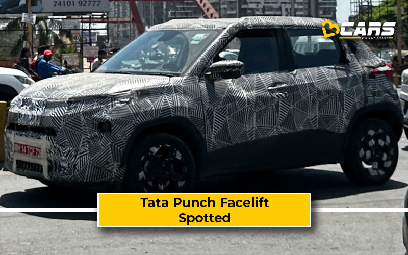 Tata Punch Facelift Spotted Ahead Of 2025 Launch