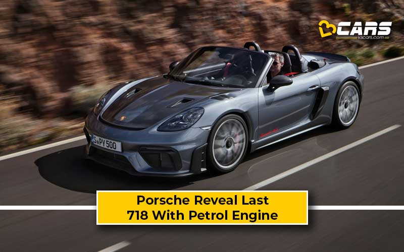 Porsche Reveal Last 718 Boxster With Internal Combustion Engine