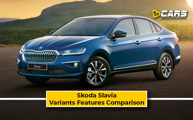 Skoda Slavia Features - Variant-wise Comparison