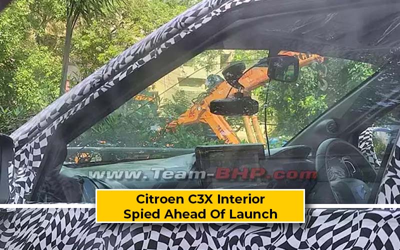 Citroen C3X Interior Spied Ahead Of Launch
