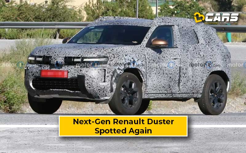 Next-Gen Renault Duster Reveals LED DRLs - V3Cars