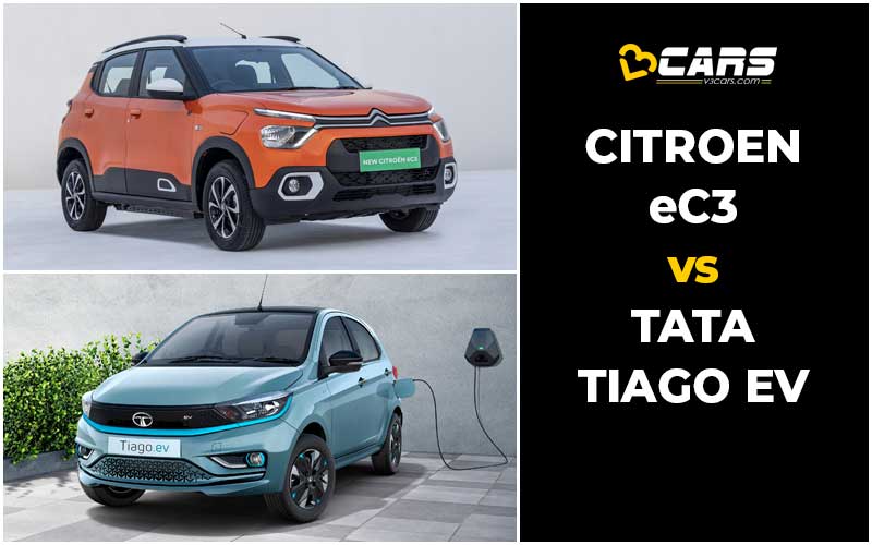 EC3 Vs Tiago EV Comparison | Prices, Battery-Motor Specs & Dimensions