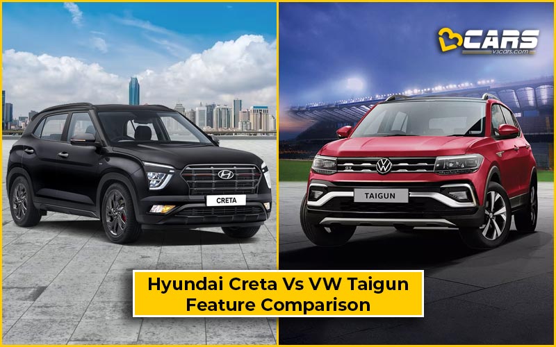 Hyundai Creta Vs Taigun (Volkswagen) - Top Model Feature Comparison