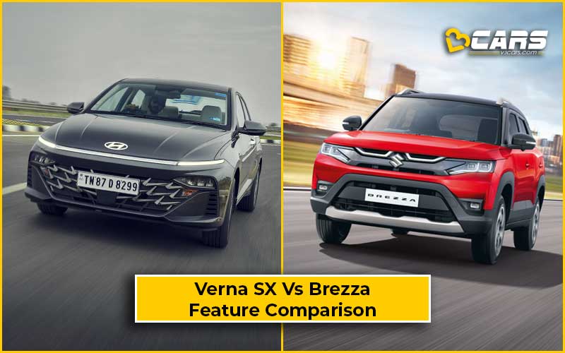 Hyundai Verna SX Vs Maruti Suzuki Brezza Feature Comparison