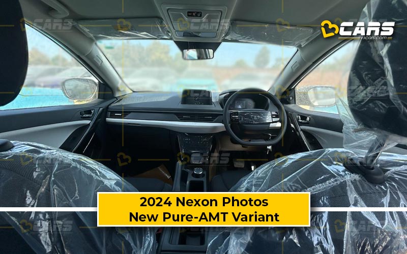 Photos Of New, Affordable Tata Nexon 2024 Pure Petrol-AMT Automatic