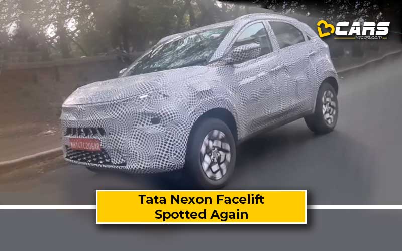 Tata Nexon Facelift Spotted Again — Launch Likely In August
