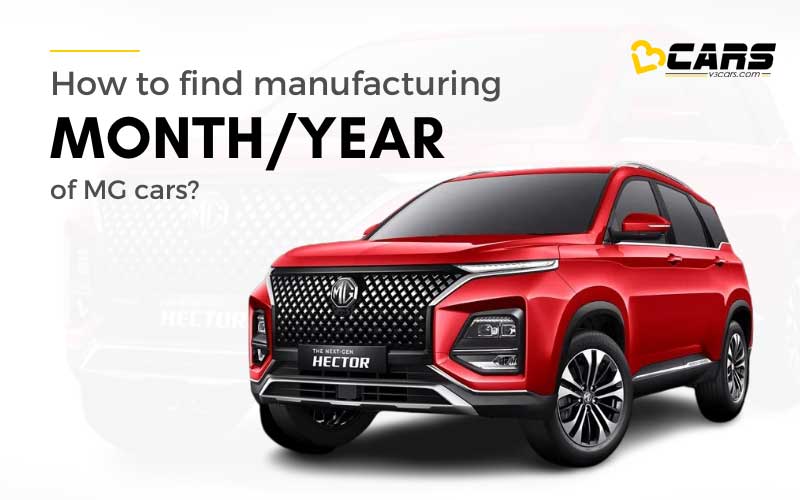 Check / Decode MG Car VIN Number & Find Manufacturing Date