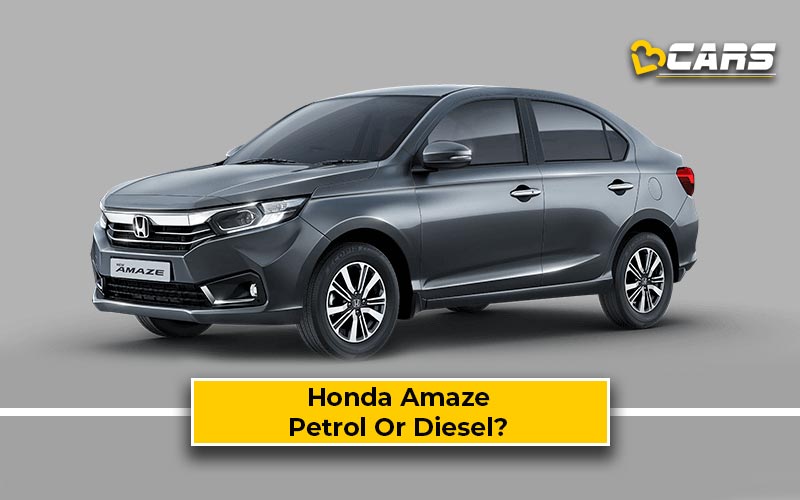 Honda Amaze Petrol Vs Diesel - Mileage And Running Cost Comparison
