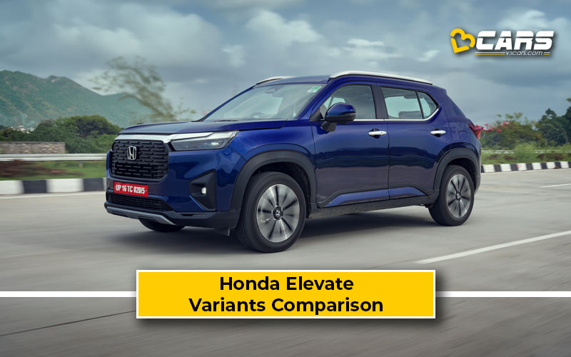 Honda Elevate Features - Variant-wise Comparison