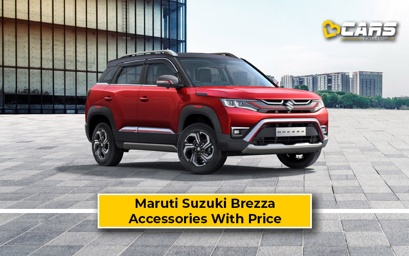 2024 Maruti Brezza Accessories List With Price (Updated)