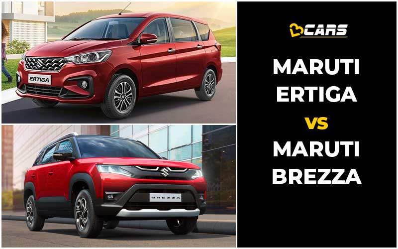 Ertiga Vs Brezza Comparison | Prices, Specs, Dimensions
