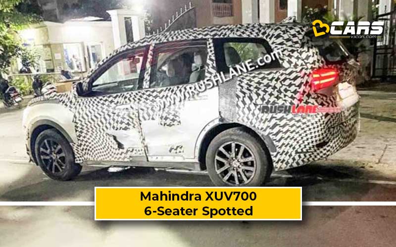 Mahindra XUV700 6-Seater Spied On Test