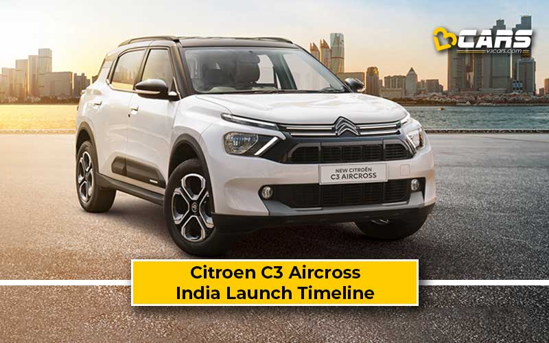 2023 Citroen C3 Aircross India Launch Timeline