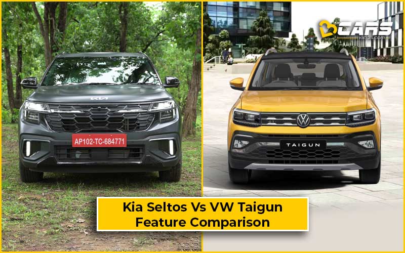 Kia Seltos Vs Taigun (Volkswagen) - Top Model Feature Comparison