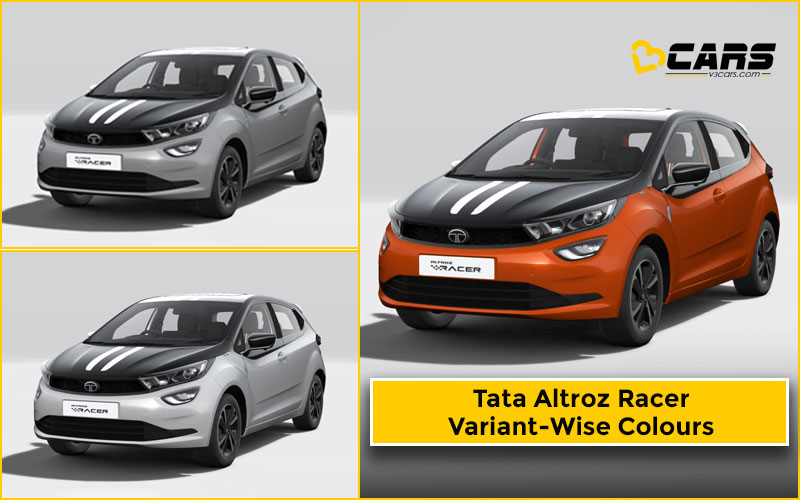 2024 Tata Altroz Racer – All Exterior Colour Options (Variant-Wise)