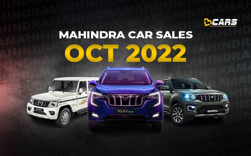 Oct 2022 Mahindra Car Sales Analysis - YoY, MoM Change, 6-Month Trend