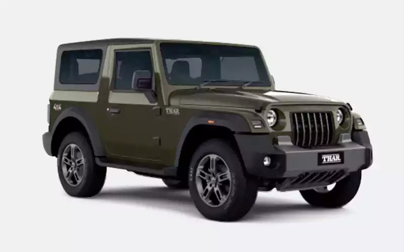 Mahindra Thar Colours in India | Variant-Wise Color Options - Dec 25 ...