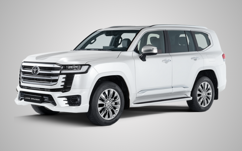 Toyota Land Cruiser Colours 2025 - Variant-Wise Color Options